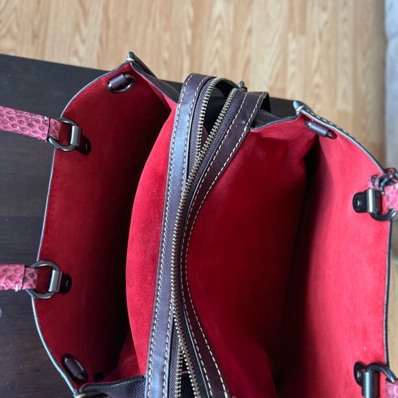 Coach | Bags | Coach Made To Order Rogue 36 W Python Handles | Poshmark